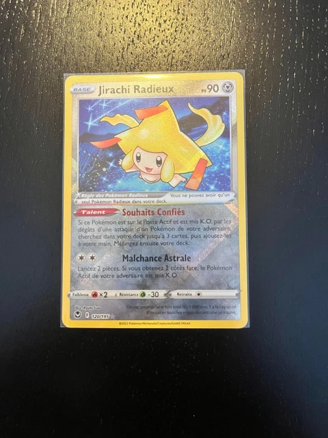 CARTE POKÉMON JIRACHI Radieux 120/195 Tempête Argentée EB12 FR NEUF EUR ...
