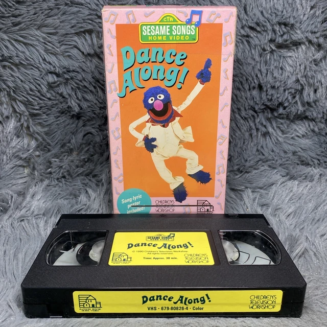 SESAME STREET: DANCE Along Grover VHS 1990 Random House Video Classic ...