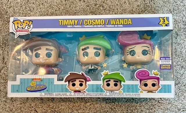FUNKO POP NICKELODEON Fairly OddParents Timmy Cosmo Wanda SDCC Summer ...