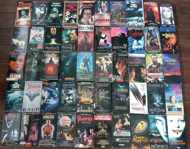 HUGE HORROR VHS Lot Cult Rare Slasher Nightmare Elm Street Gore Netherworld 80's £7.89 - PicClick UK