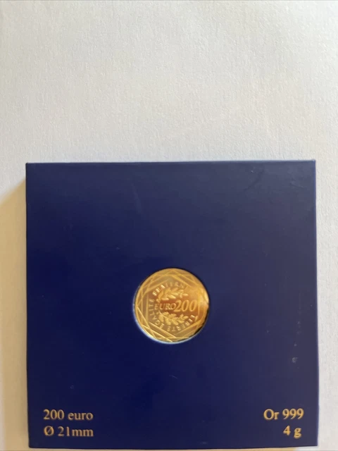 PIÈCE 200 EUROS Des Régions En Or 999 Monnaie De Paris Année 2011 EUR ...