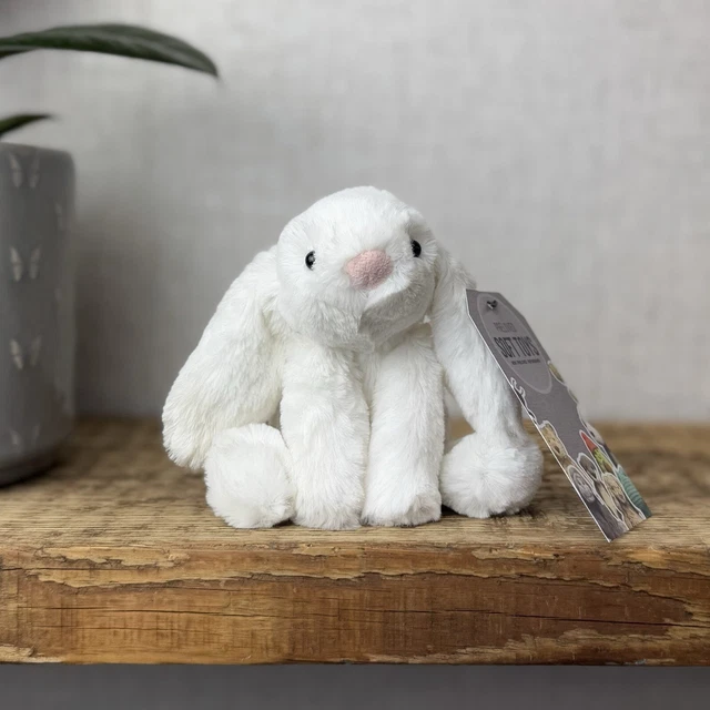 JELLYCAT TINY WHITE Smudge Bunny Rabbit - Tiny White Company Exclusive Smudge 8” £125.00 ...