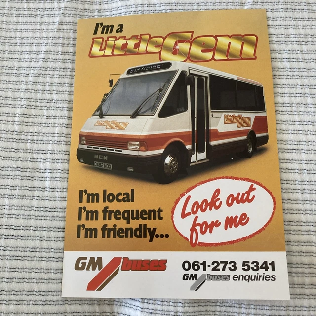 GM BUSES LITTLE Gem Card Buses. Never Been Made Still In Original Form ...