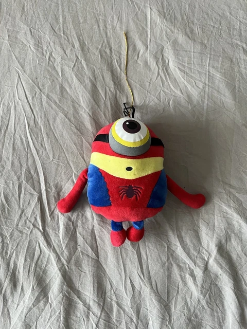DESPICABLE ME RARE Minion x Avengers Spiderman Plush Soft Toy Halloween ...