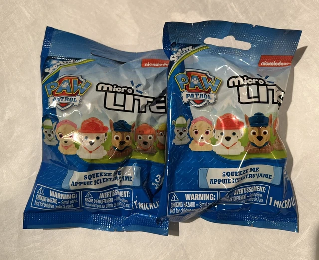 TECH4KIDS PAW PATROL Soft Character Micro Lite/Microlite—Lot/2 Sealed ...