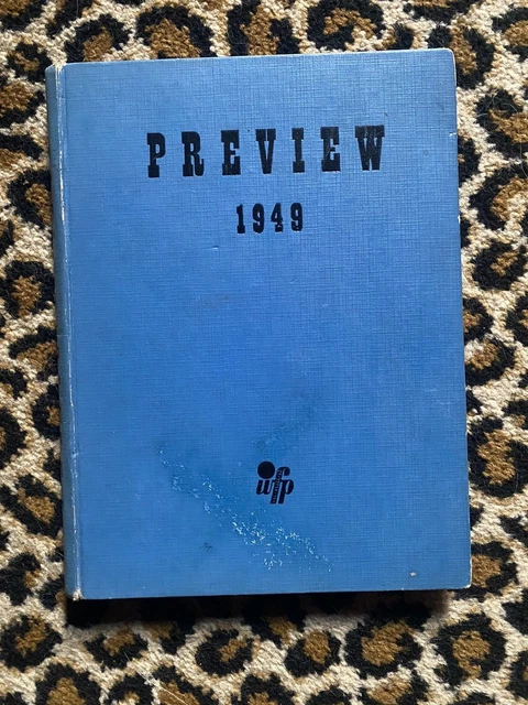 MOVIE BOOK PREVIEW Annual 1949 Cinema Film Crosby Mitchum Lana Turner ...