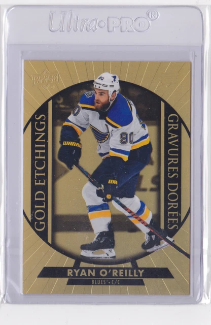 2020-21 UD TIM Hortons Gold Etchings Insert Ryan O'reilly #G-7 St ...