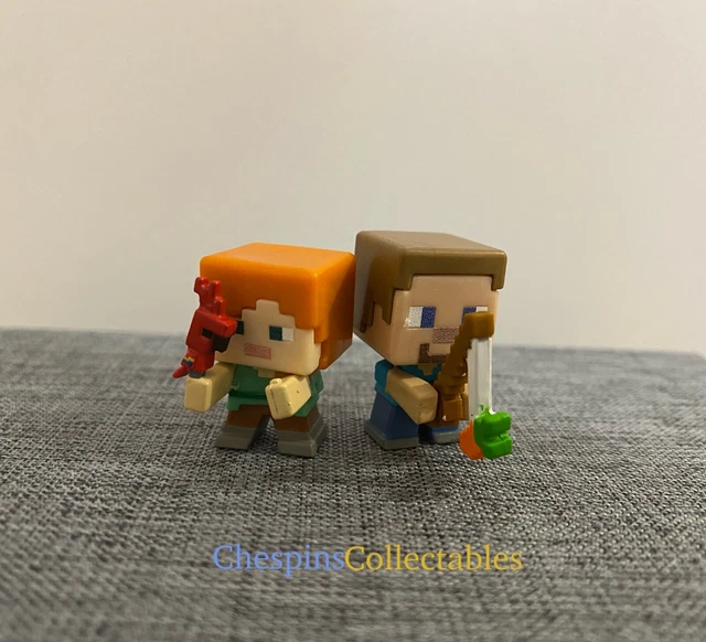 MATTEL MINECRAFT MINI Figure Blind Box Series 25 (TNT) Steve & Alex £8. ...