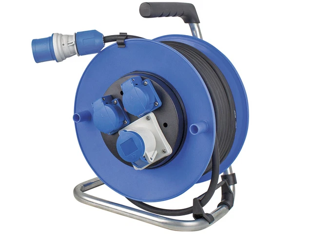 TAMBURO CAVO CAMPEGGIO CEE 25 m H07RN-F 3G2,5 m. spina powerlight IP44 as-Schwabe EUR 148,95 ...