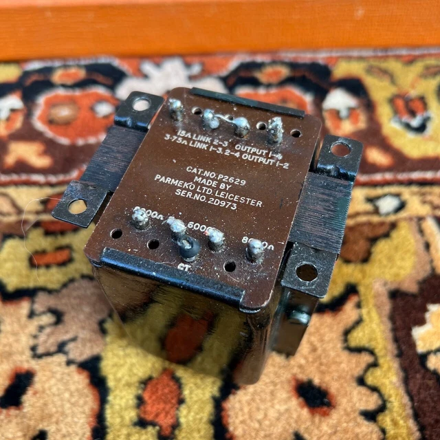 VINTAGE 1960S PARMEKO Model P2629 EL84 Output Transformer OT Mullard 5 ...