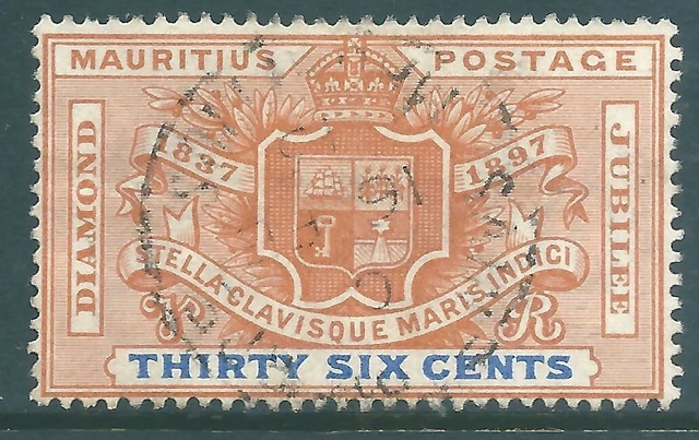 MAURITIUS 1898 QUEEN Victoria used 36c SG133 £2.99 - PicClick UK