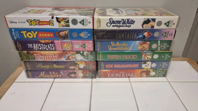 DISNEY VHS BUNDLE Various Titles 12 VHS TAPES- EUR 8,30 - PicClick FR