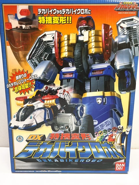 POWER RANGERS SPD Dekaranger DX Deka Bike Robo Omegamax Megazord Bandai ...