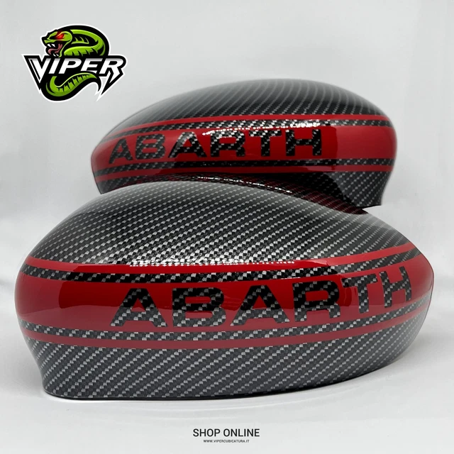 CALOTTE ABARTH CUBICATURA Carbon Look Sticker Rosso EUR 80,00 - PicClick FR