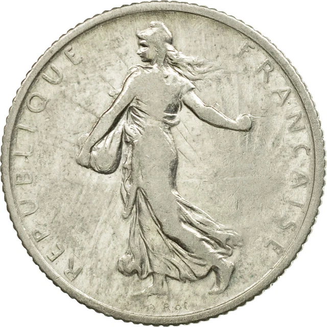 [#439515] COIN, FRANCE, Semeuse, Franc, 1909, Paris, EF, Silver, KM:844.1 $20.72 - PicClick CA
