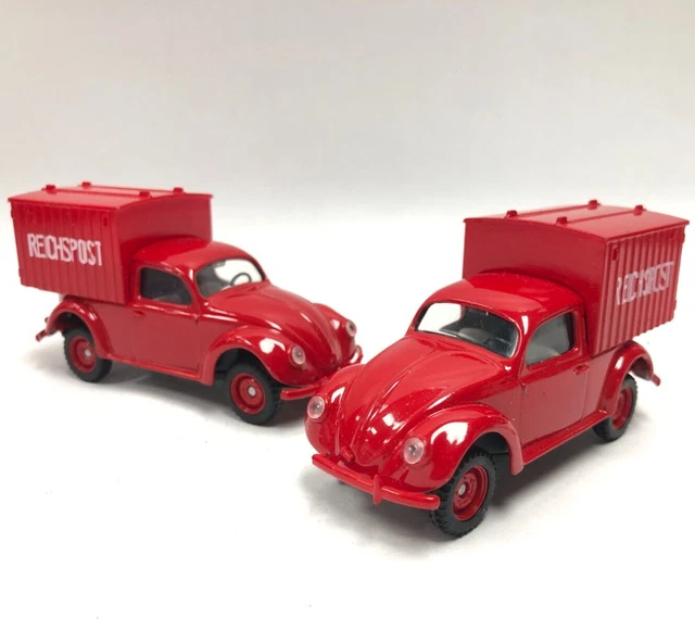 VITESSE VOLKSWAGEN REICHSPOST Mail Post Vans 1/43 Scale Model Diecast ...