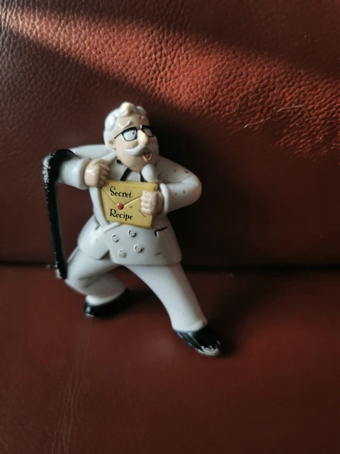 KFC RARE COLONEL Sanders PVC Figure 3 1/2” Approx Mini Character £10.00 ...