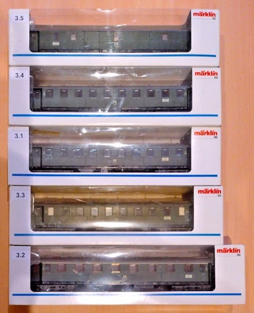 MÄRKLIN H0. DDR-EILZUGWAGEN. Fünf Stück. In OVP. Gut erhalten. EUR 55,00 - PicClick DE