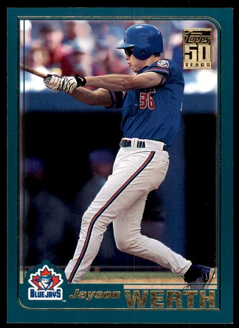 2001 TOPPS ROOKIES Échangées Jayson Werth Toronto Blue Jays #T200 EUR 1 ...