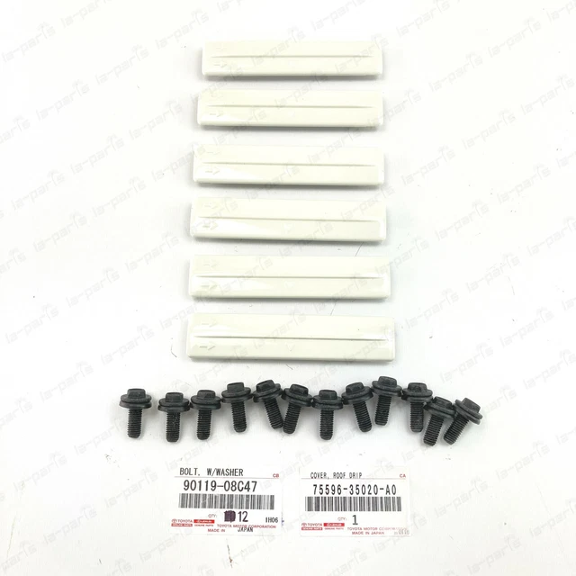 GENUINE TOYOTA 07-14 Fj Cruiser Roof Rack Removal Kit Cover Clips ...