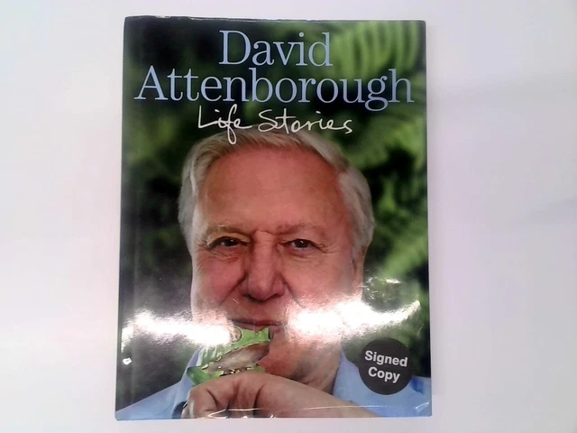 SIGNED. DAVID ATTENBOROUGH - David Attenborough Life Stories Signed ...