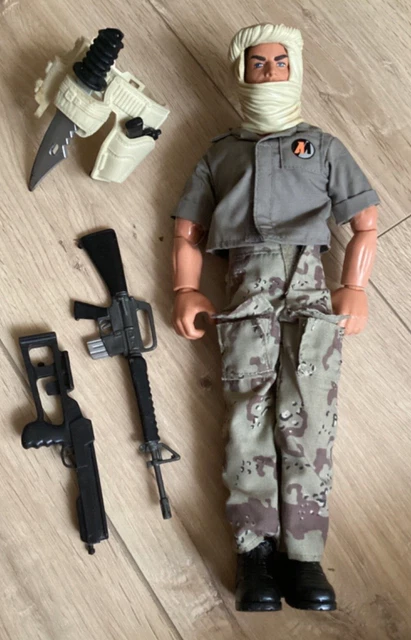 ACTION MAN DESERT 1994 hasbro avec habits et accessoires figurine EUR 6 ...