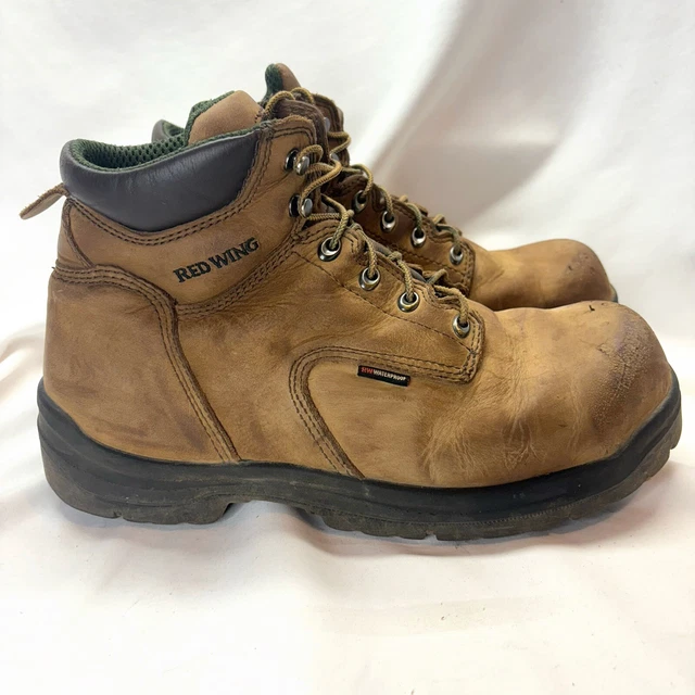 RED WING MENS King Toe 2240 Brown Leather Size 13 H Work Safety Boots ...