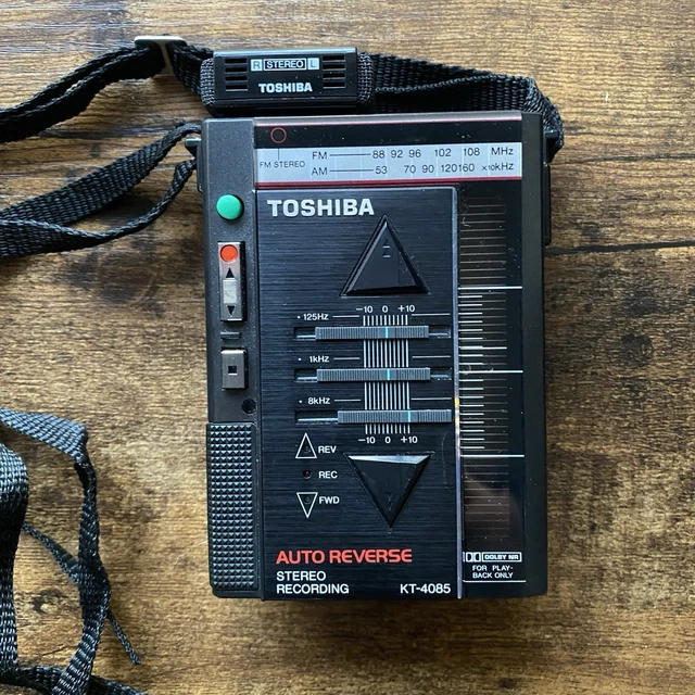 VERY RARE VINTAGE Toshiba KT-4085 Radio Cassette stereo Recorder and ...