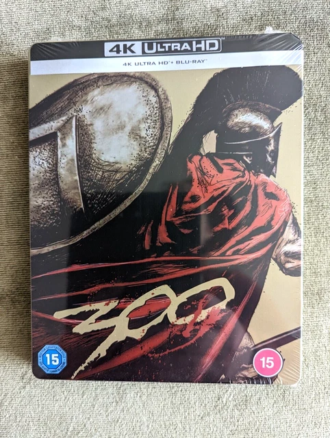 300 *GERARD BUTLER* 4K UHD + Blu-ray Limited Edition U.K Steelbook REGION B £39.95 - PicClick UK
