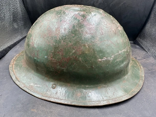 ORIGINAL WW1 WW2 British Army Mk1* Combat Helmet Shell £32.00 - PicClick UK