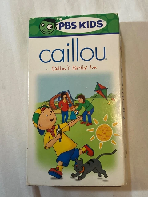 CAILLOU - CAILLOU'S Family Fun VHS PBS enfants EUR 16,18 - PicClick FR