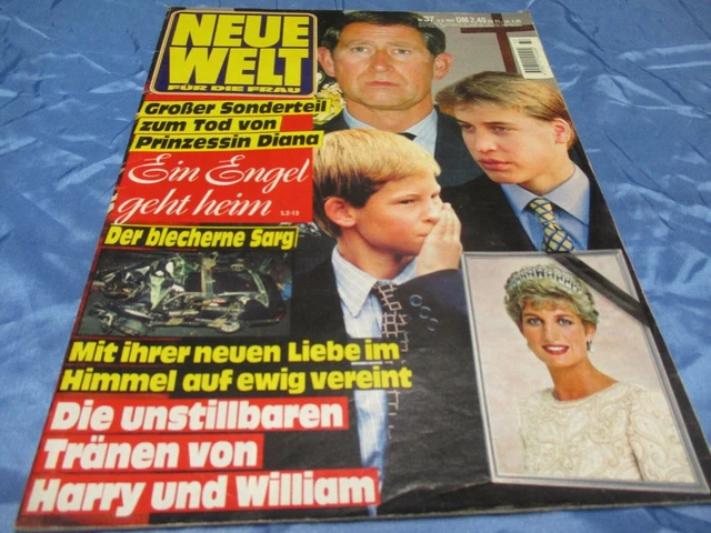 NEUE WELT - Für die Frau , 3. September 1997 , Abschied von Prinzessin ...