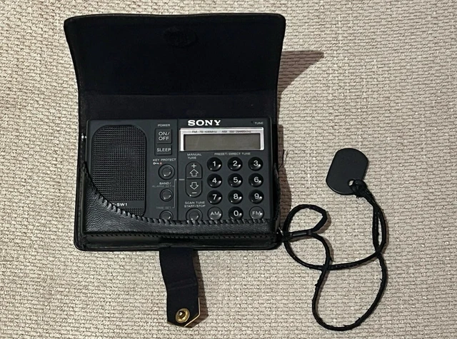 SONY ICF-SW1 FM/AM Multi Band Radio Receiver - Black - Humming £75.00 ...