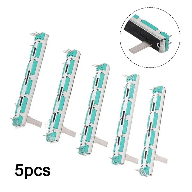 PRATICAL VARIABLE RESISTOR Rotate Slide Wire 10K Ohm 5 PCS Carbon Film ...