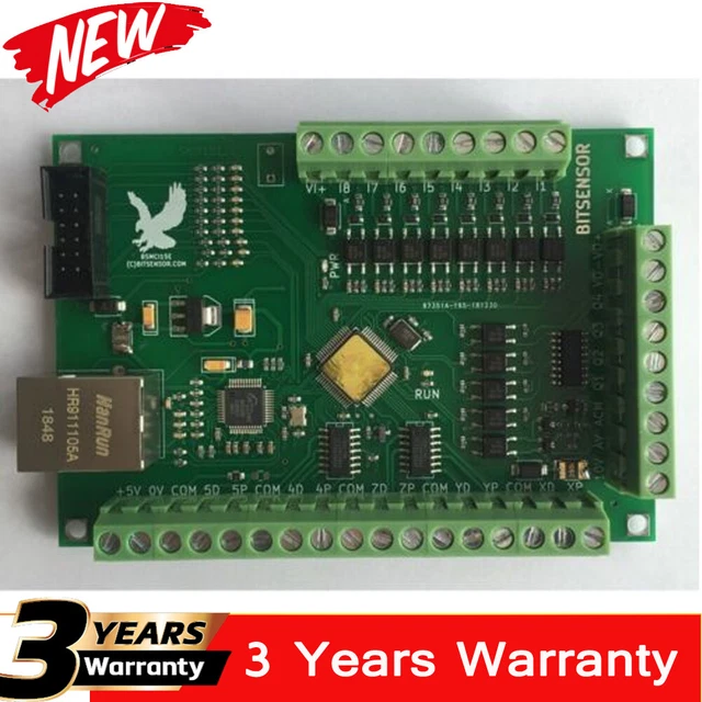 CARTE DE MOUVEMENT Ethernet 5 axes Mach3 Breakout carte contrôleur CNC ...