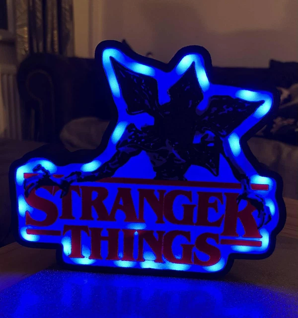 STRANGER THINGS LED Night Light for Kids USB, Colour Changing Remote £ ...