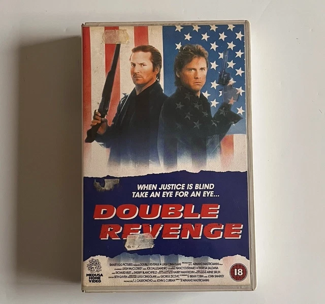 DOUBLE REVENGE BIG Box Ex-Rental VHS, Medusa Home Video Needs Attention ...