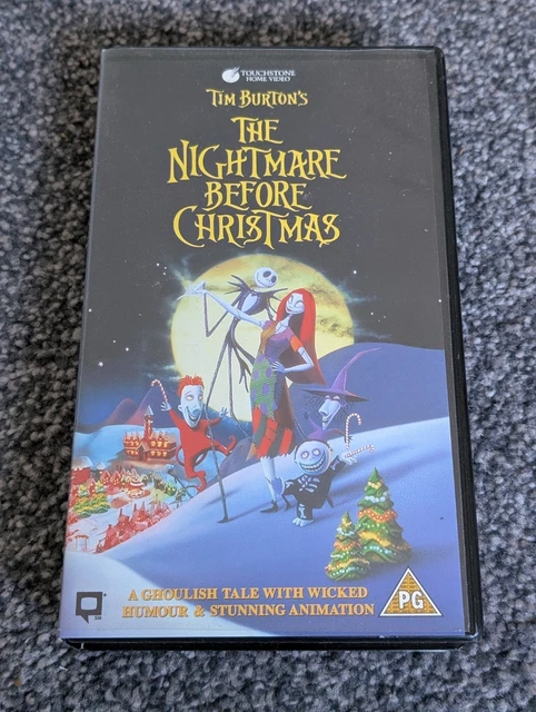 THE NIGHTMARE BEFORE Christmas (Tim Burton) VHS - UK Pal £5.92 ...