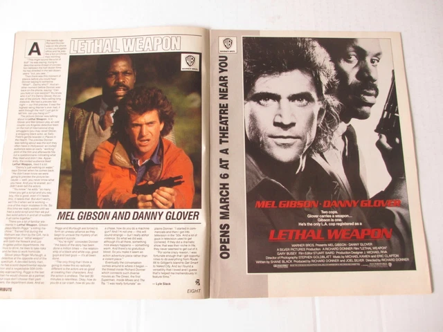 MEL GIBSON TRIBUTE magazine February 1987 SYLVESTER STALLONE Bette ...