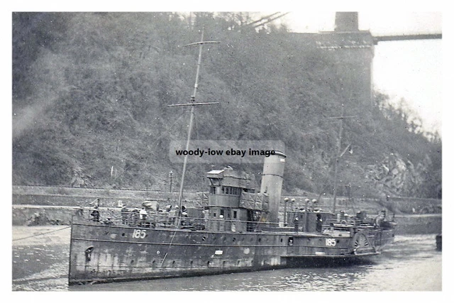 RP14856 - ROYAL Navy Paddle Steamer - HMS Glen Avon , built 1912 print ...