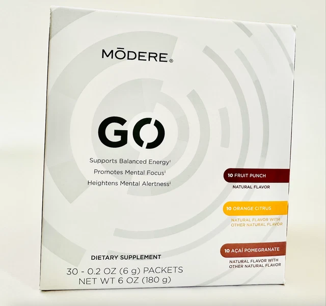 MODERE GO DRINK Mix - Supports Balanced Energy, Mental Focus ...
