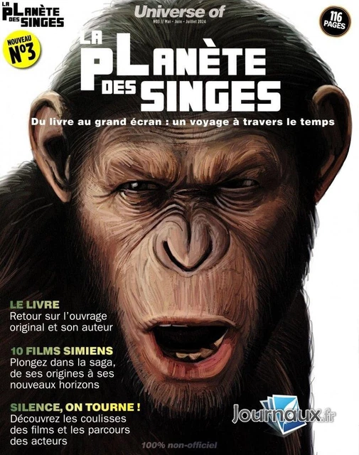 LA PLANETE DES Singes Universe Of N°3 Mai 2024 EUR 22,99 - PicClick FR