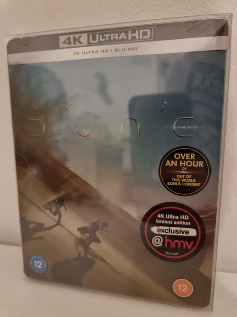 DUNE 2021 (HMV) Limited Edition 4K Ultra Hd Blu Ray Steelbook New ...