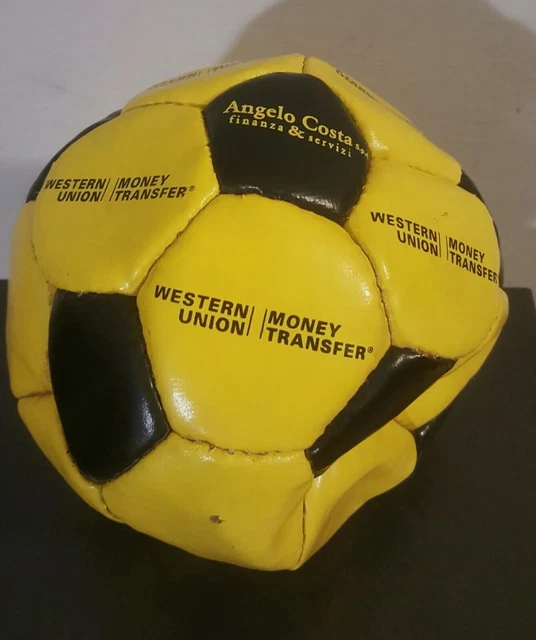 VINTAGE PALLONE PALLA calcio Angelo Costa football Western Union EUR 13 ...