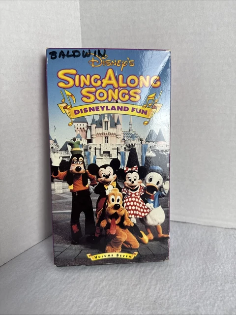 DISNEY SING ALONG Songs Disneyland Fun Volume Seven VHS Tape Used £6.78 ...