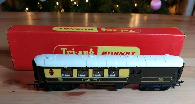 BT394: TRIANG OO Gauge R328 Pullman Brake 2nd Car No 79 - Exc / boxed £ ...