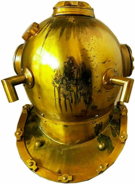 ANTIQUE DIVING HELMET US Navy Mark v Deep SCA helmet Mark-V Designer ...