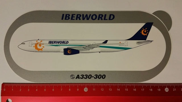 AUFKLEBER/STICKER: AIRBUS A330-300 / Iberworld (0904178) EUR 4,99 ...