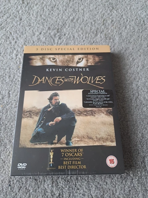 DANCES WITH WOLVES 3 Disc Special Edition (DVD, 1990) Brand New ...