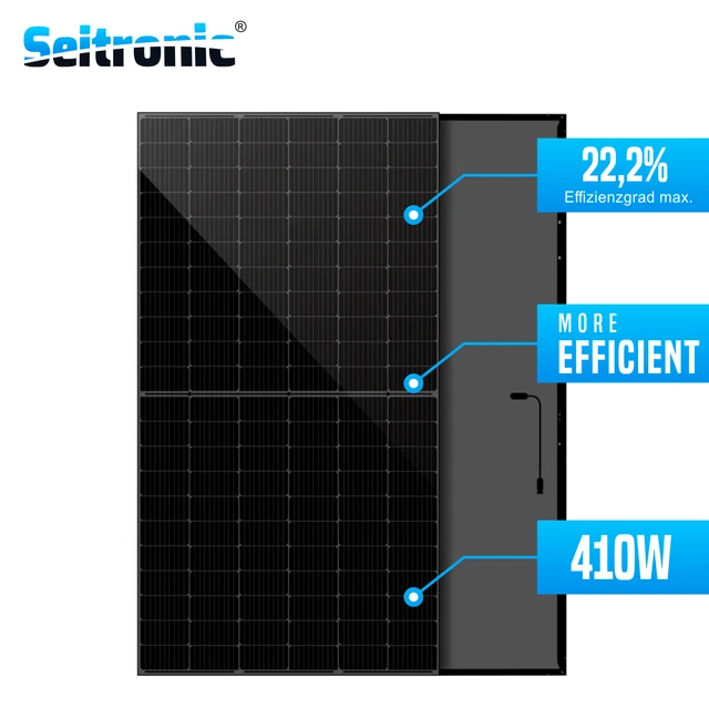 Photovoltaik Pv Modul 410 Wp Pv Anlage Solar Full Black Schwarz